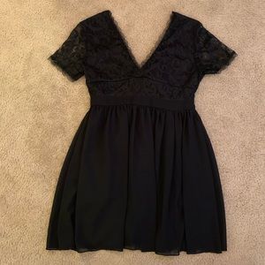 Dresses | Mini Black Lace Dress | Poshmark